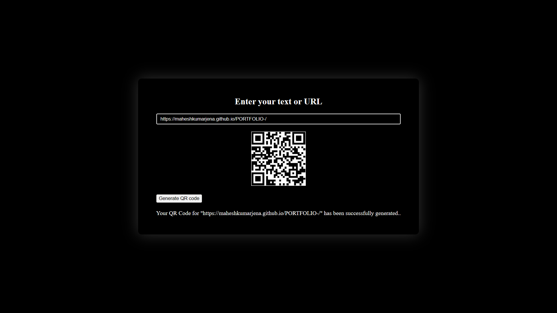 Portfolio version 1.0